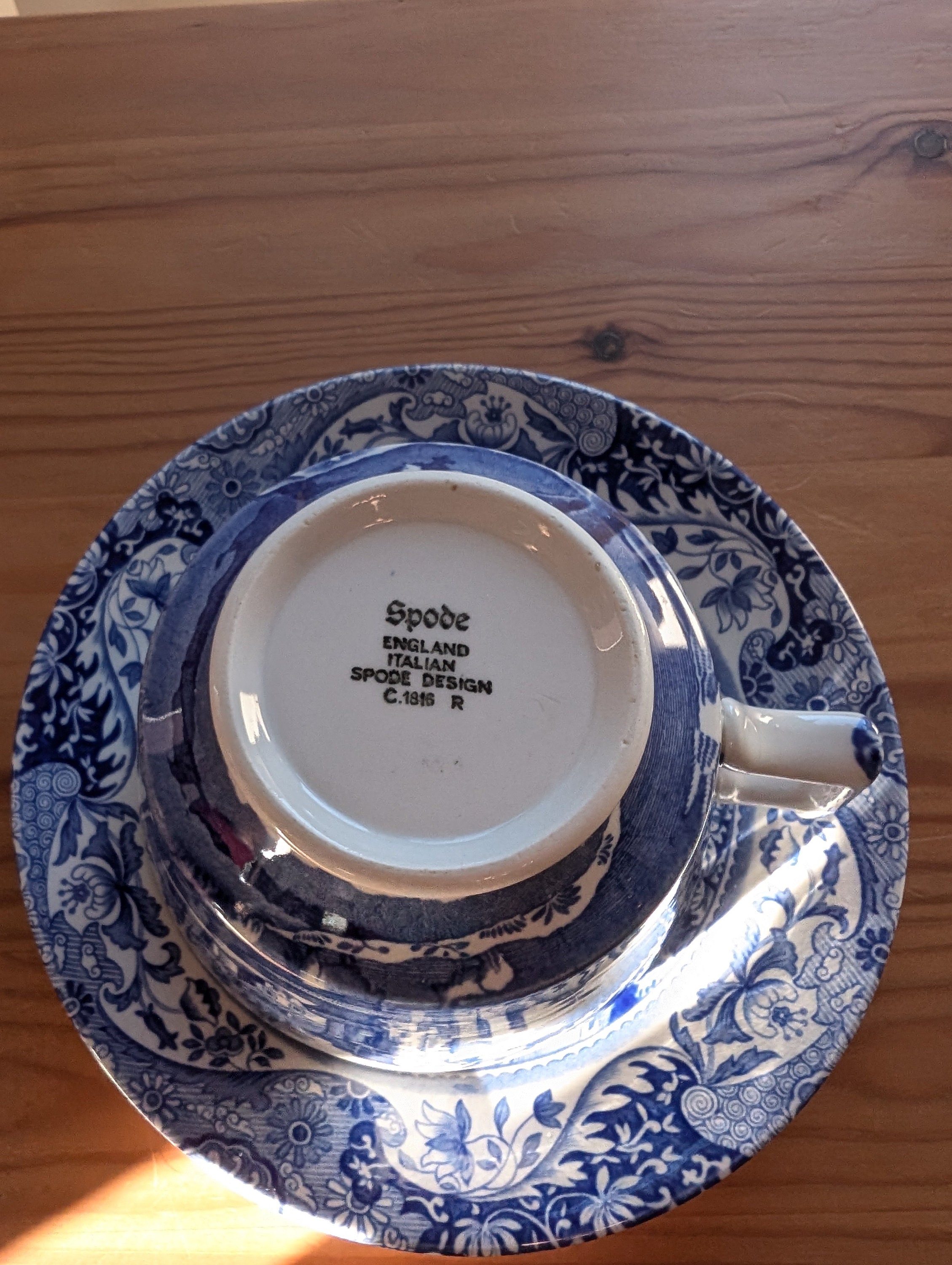 Spode Tea Cup and Saucer - Etsy