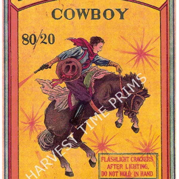 Firecracker Label - Etsy