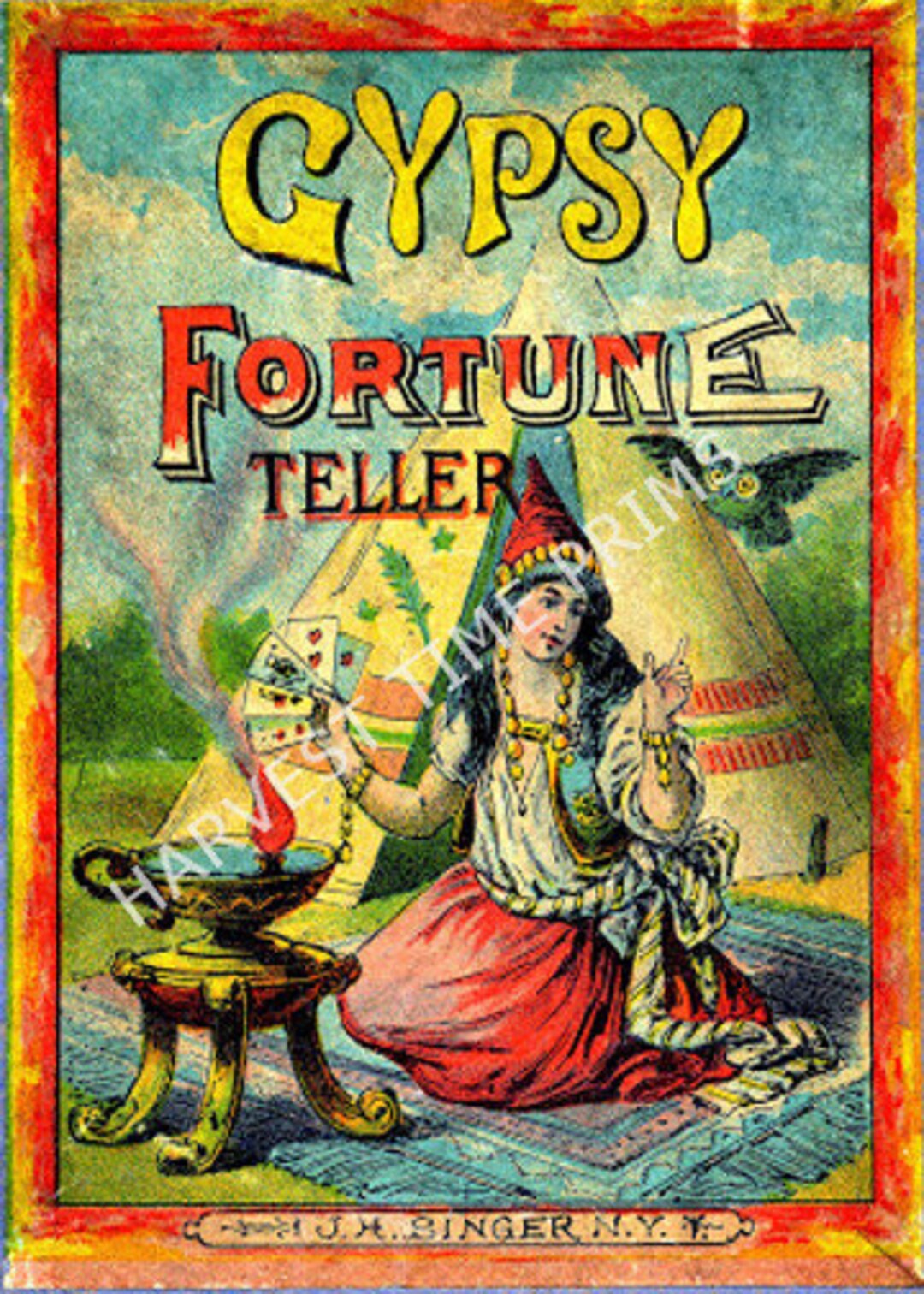 1890's Gypsy Paper Ephemera Digital Art Paper Crafts Journaling Gypsy ...