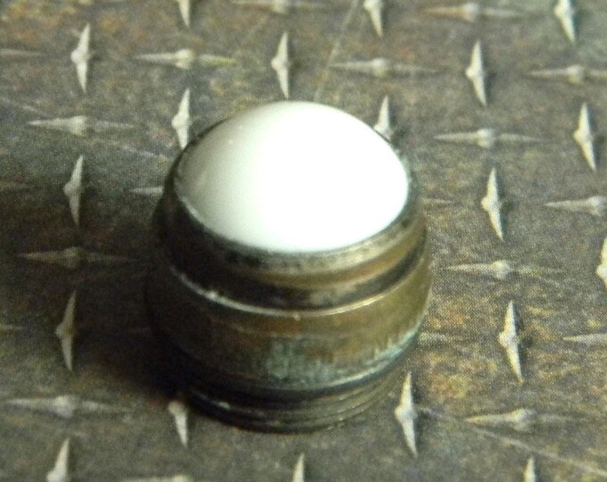 Smooth White Glass Domed Lamp Cover Lens. Pilot / Indicator Lamp Cover ...