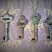 Beautifully Made Genuine Antique Key Pendants. 4 Stunning Varieties of ...
