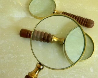 Antique magnifying glass | Etsy