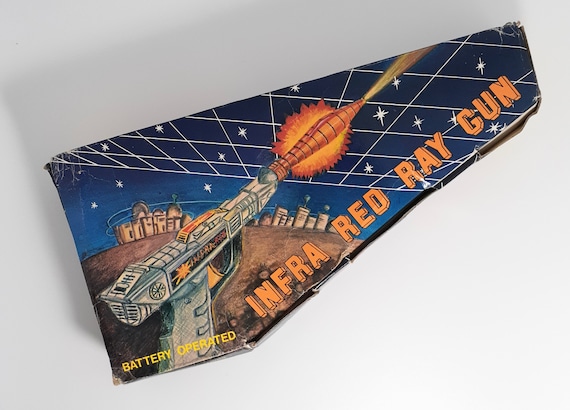 Amazing Vintage Ray Gun Toy. Spark and Whirring Sound… - Gem