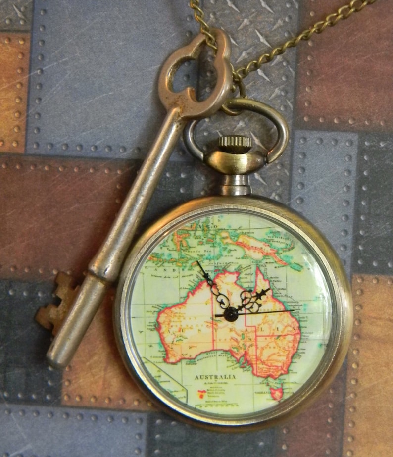 Vintage Key and Victorian Steampunk Retro Old World Map Style | Etsy