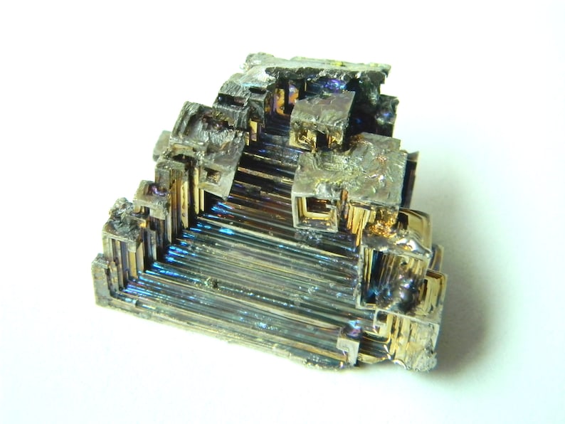 Beautifully Formed "stepped Pyramidal" Bismuth Crystal Specimen ...