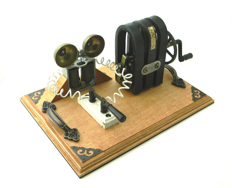 Amazing Steampunk Bell Ringer Apparatus: Antique 3 Bar Magneto - Etsy