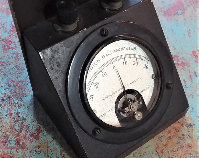 Tested Functional Antique Galvanometer. Weston Electrical Instrument Co ...