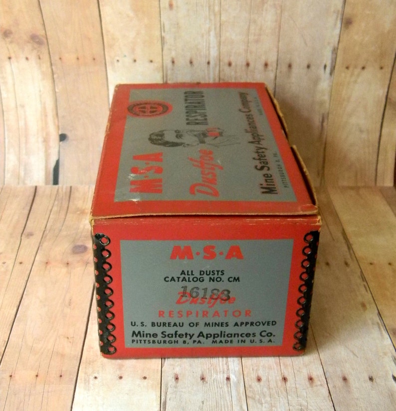 Odd Vintage Box for MSA dustfoe Respirator Mask. - Etsy