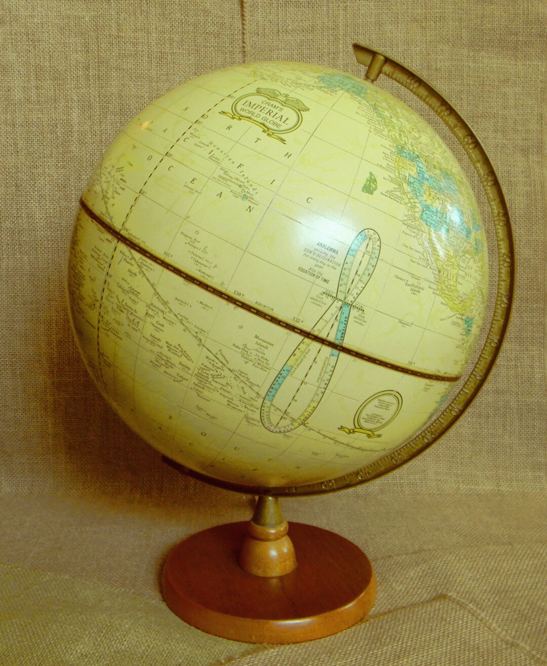 Elegant Classic Parchment Style Butter Cream Yellow Vintage Cram's ...