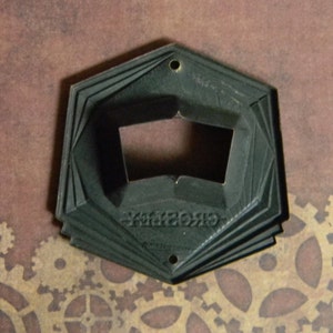 Antique Art Deco Style Brass Radio Faceplate Cover for Receiver Dial ...