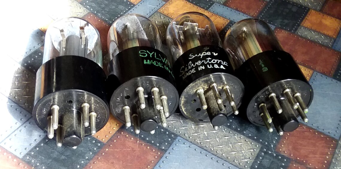Great Set of 4 Vintage Vacuum Tubes in Very Good Condition for - Etsy