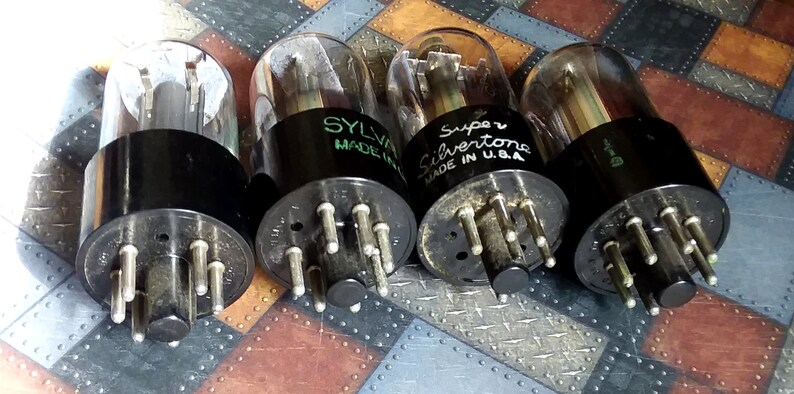 Great Set of 4 Vintage Vacuum Tubes in Very Good Condition for - Etsy
