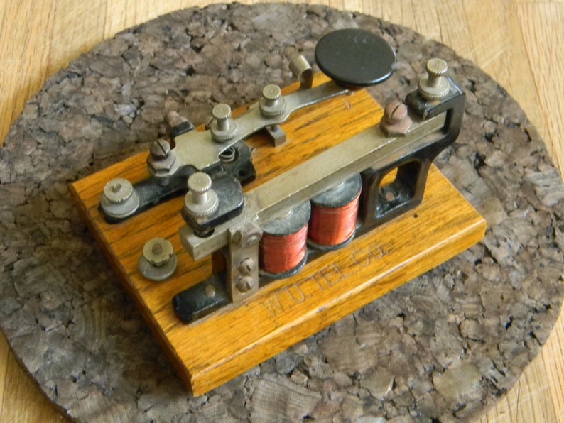 Rare Antique Telegraphy Equipment Telegraph Key and Sounder | Etsy