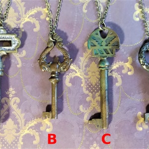 Beautifully Made Genuine Antique Key Pendants. 4 Stunning Varieties of ...