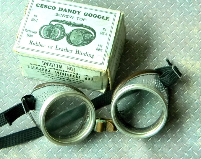 Outstanding Antique Cesco dandy Safety Goggles. - Etsy