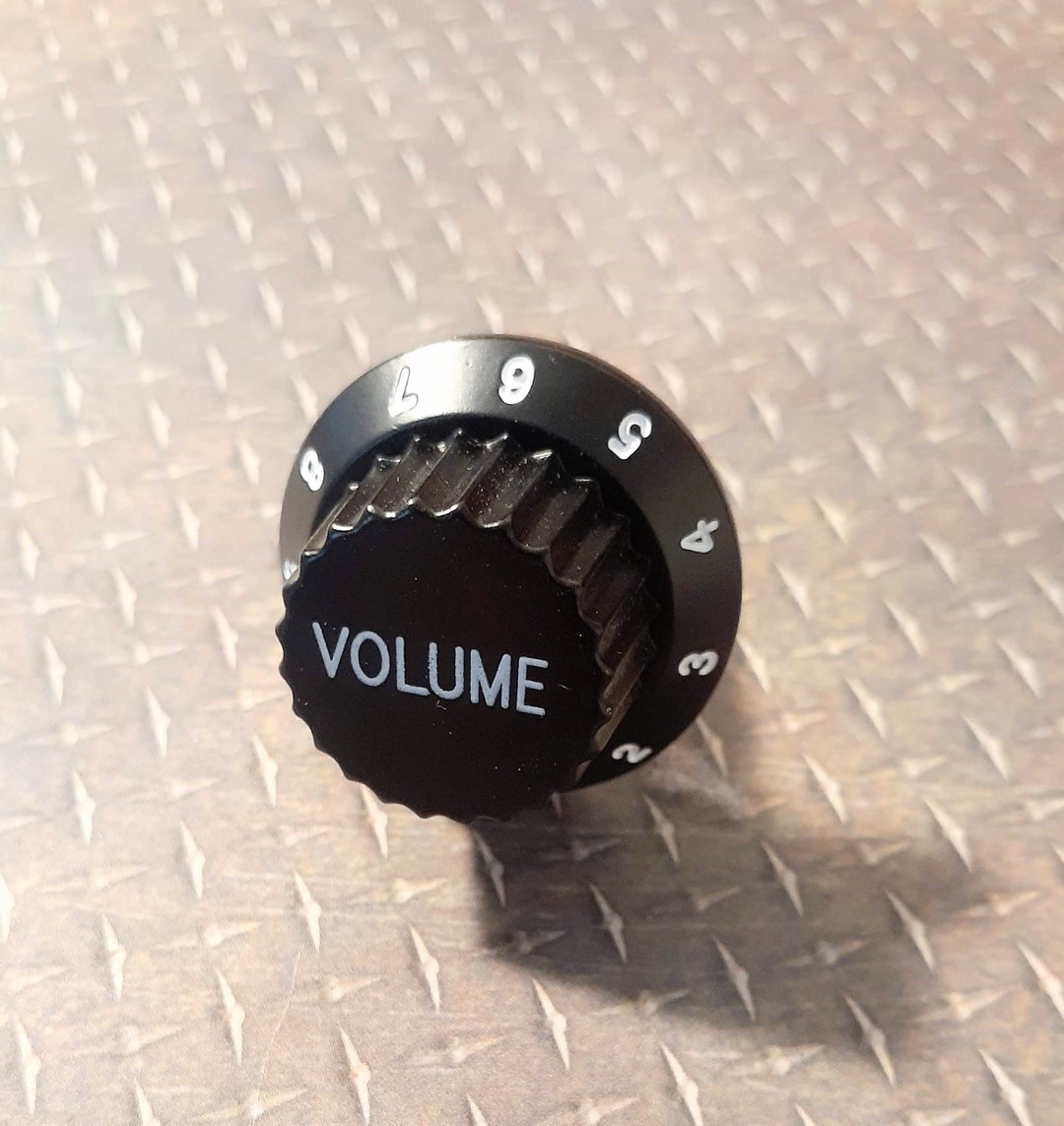 Cool Black Toned Metal Volume Knob. Cool Industrial Style Steampunk ...