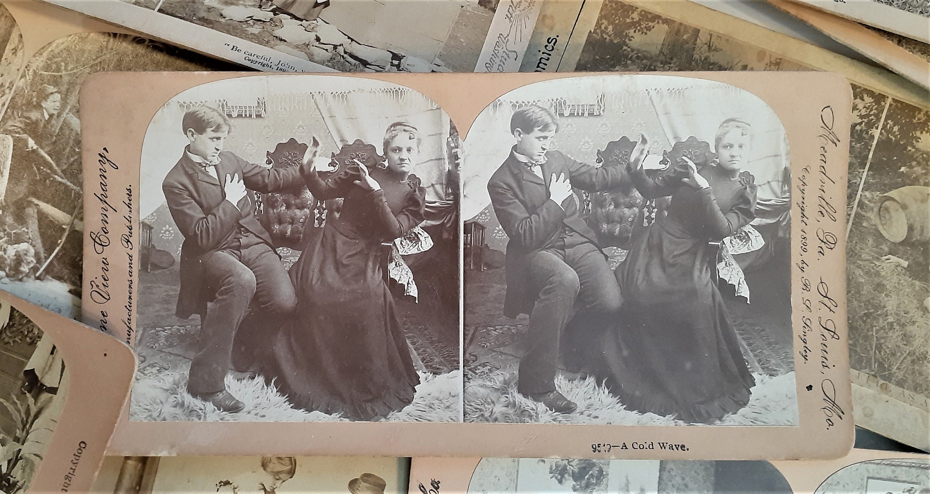 Fun Collection of 10 Antique Stereogram Cards. Humorous - Etsy