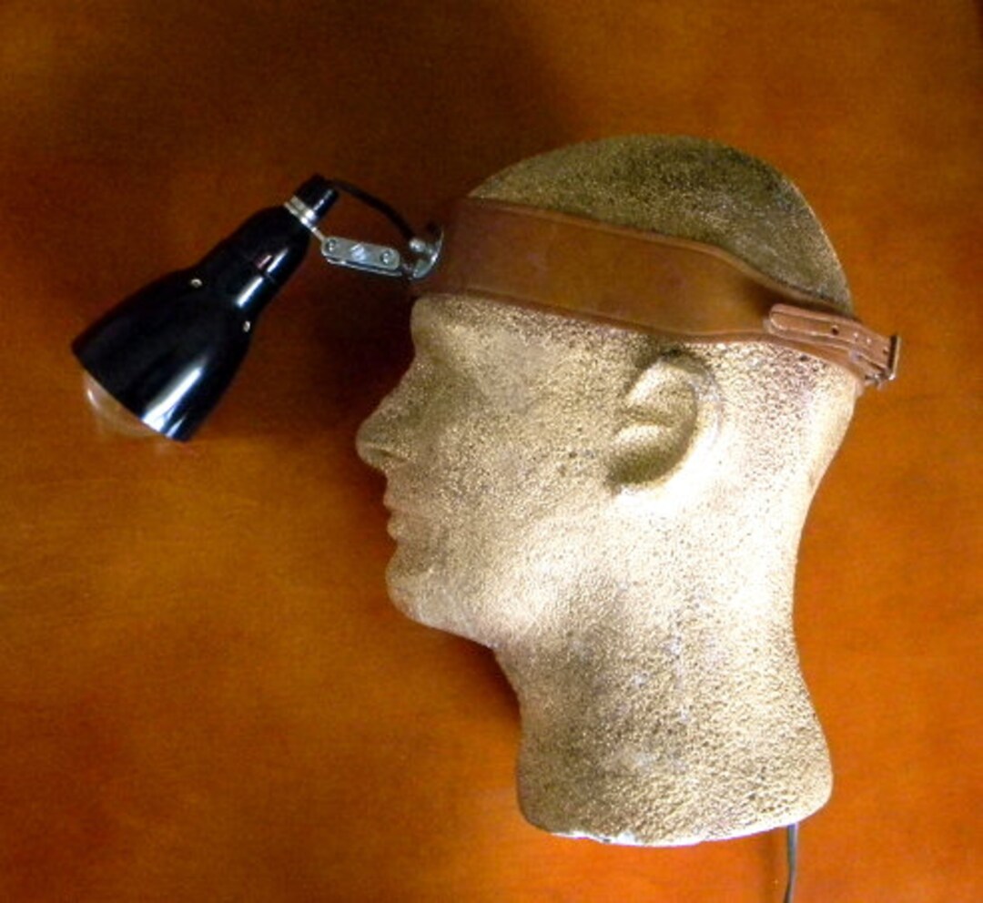 Functional Vintage Head Lamp. Head Mounted Work Light. Good - Etsy