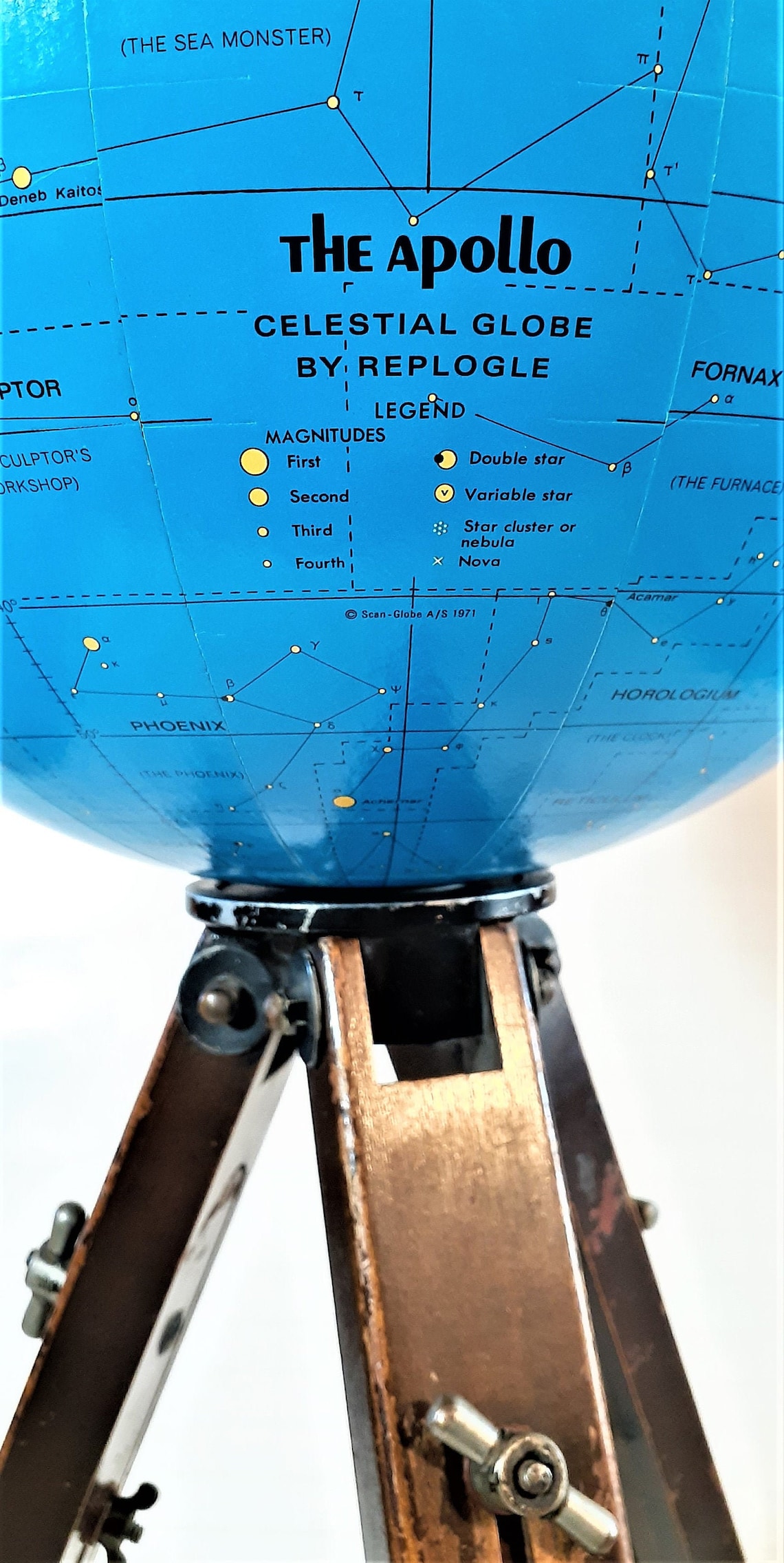 Amazing Vintage Apollo Celestial Globe W/antique Adjustable - Etsy