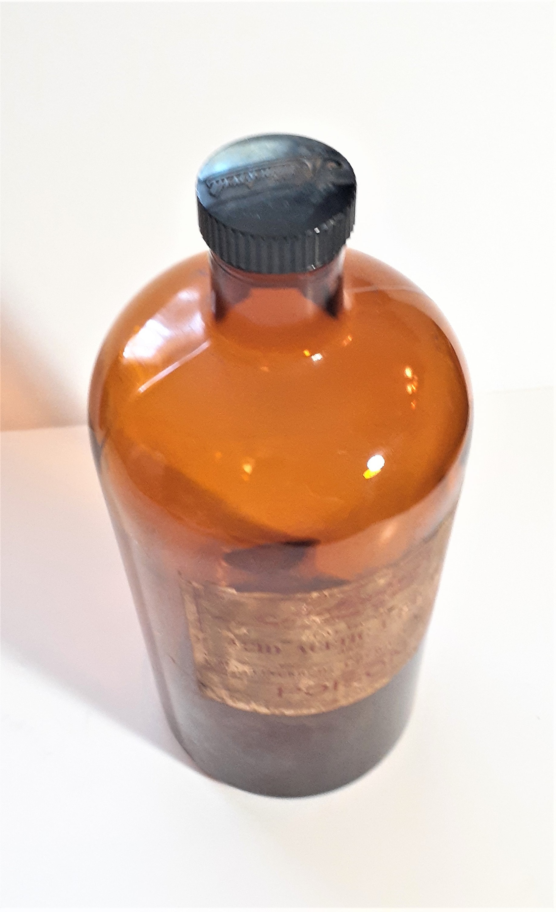 Huge Antique Laboratory Bottle: Acetic Acid. Empty. Dark | Etsy