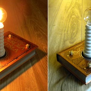 Handmade Nikola Tesla Inspired Steampunk Book Lamp. Lots of Character ...