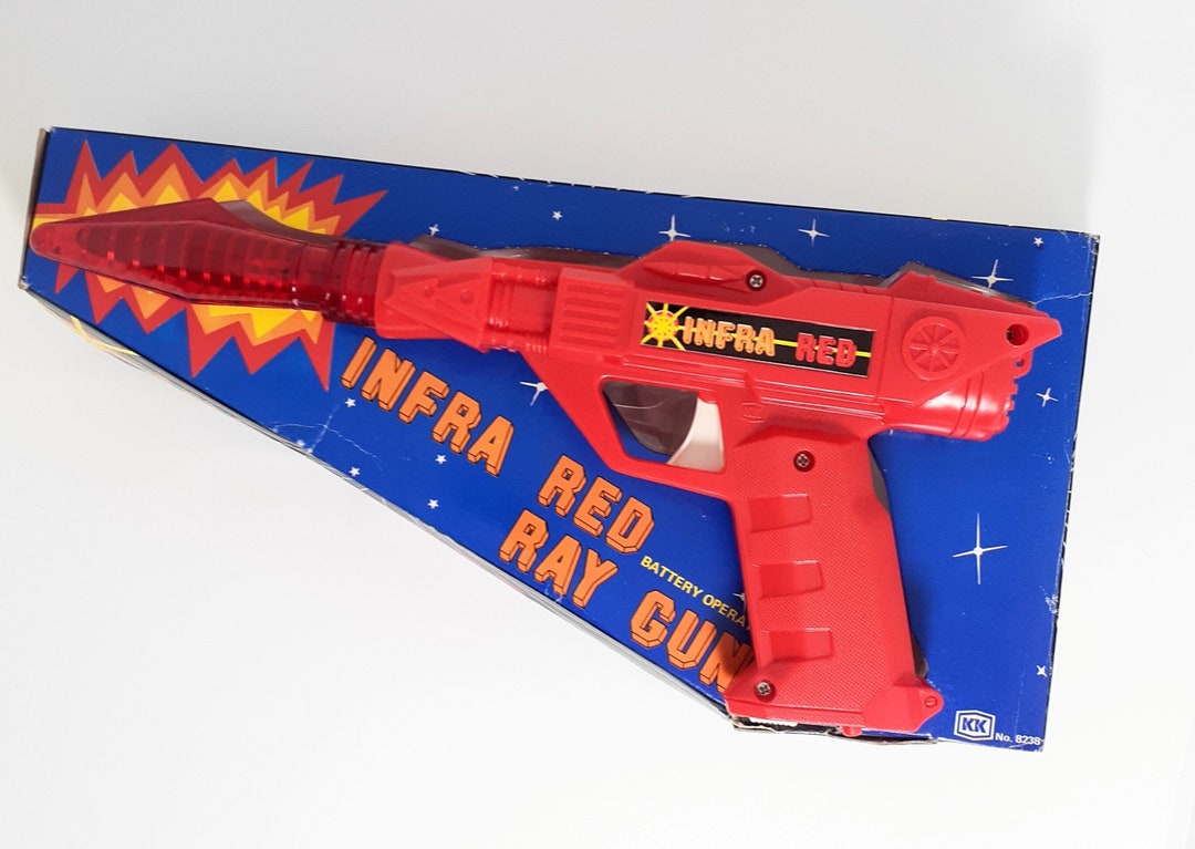 Amazing Vintage Ray Gun Toy. Spark and Whirring Sound. Bright, Clean ...