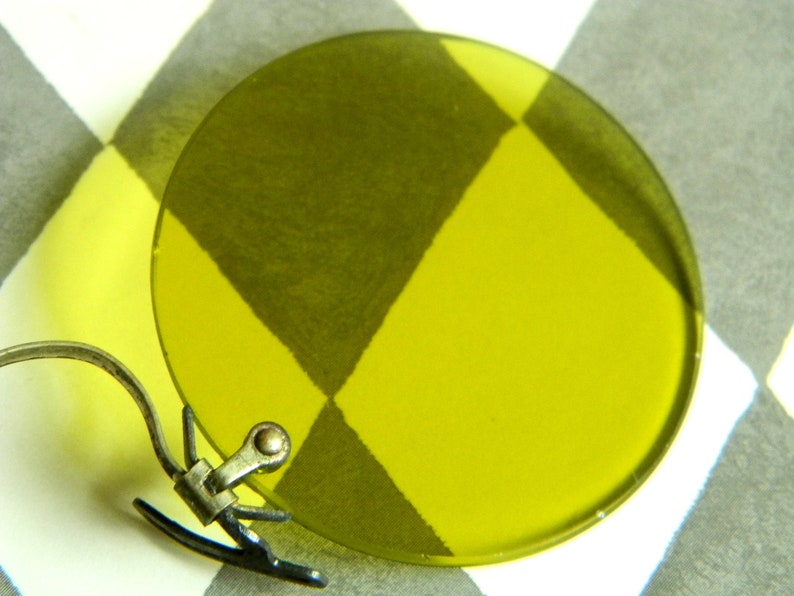 Rare Citrine Yellow Tinted Vintage Pince Nez Sunglasses. | Etsy