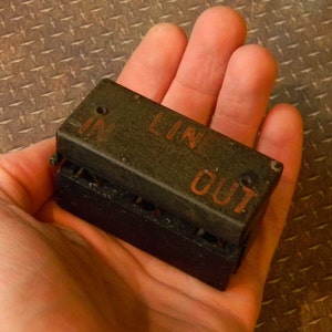 Fully Functional Vintage Terminal Block Connection Block Shunt ...