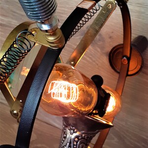 Mesmerizing Sci-fi Steampunk Table Lamp. One-of-a-kind Illumination ...