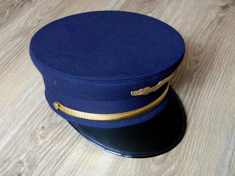 Airship Conductor's Hat. Custom Steampunk Dirigible Uniform Cap. True ...