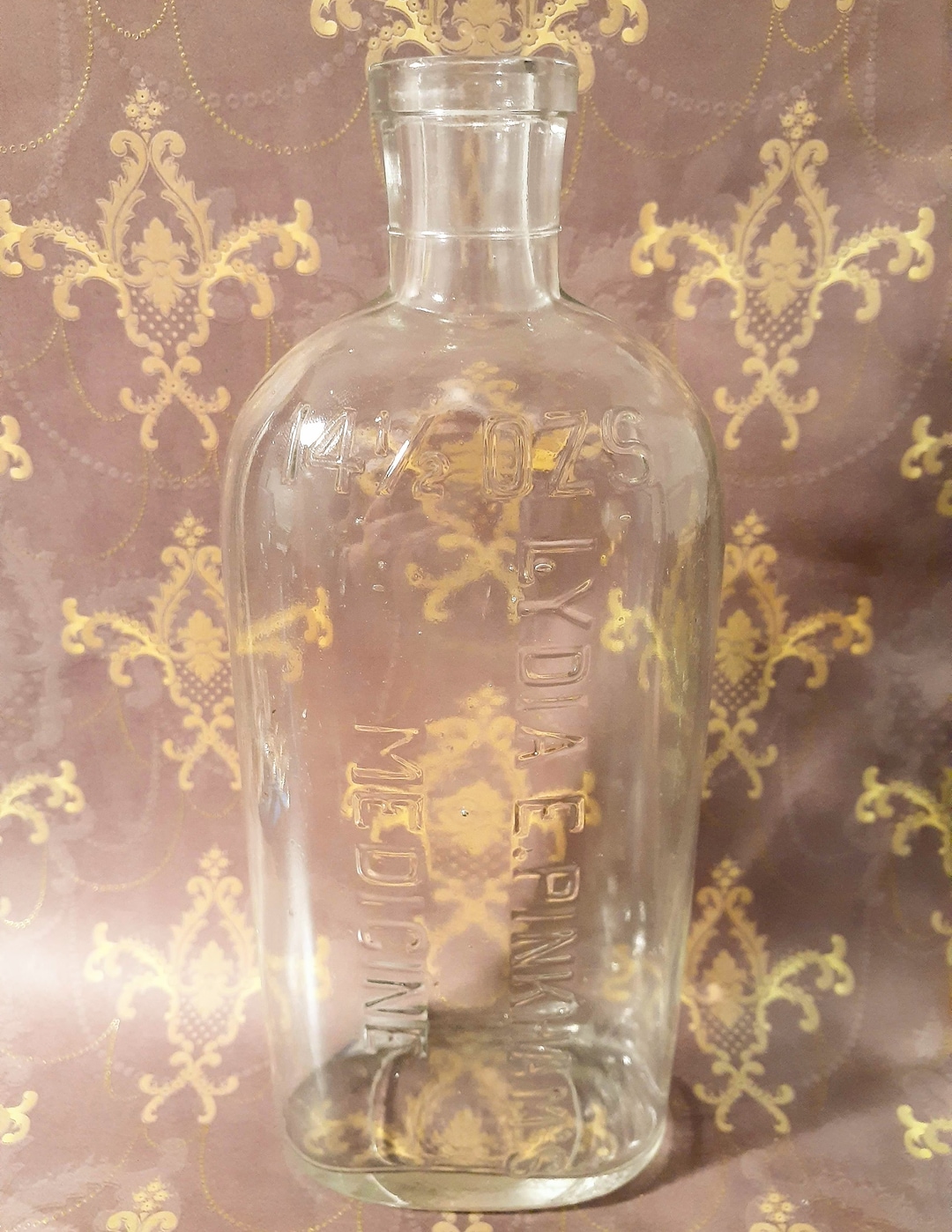 Large Antique Medicine Bottle. Antique Lydia E. Pinkham's Medicine ...