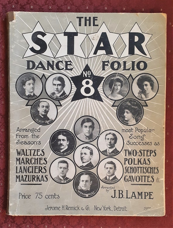 Fun 100 Year Old star Dance Folio No. 8 Sheet | Etsy