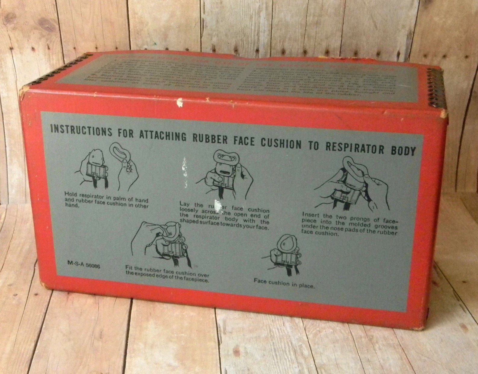 Odd Vintage Box for MSA dustfoe Respirator Mask. - Etsy