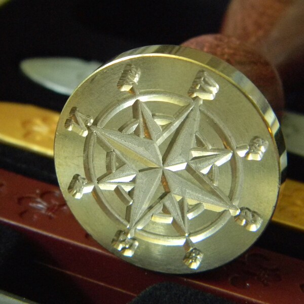 Compass Rose Stamp - Etsy