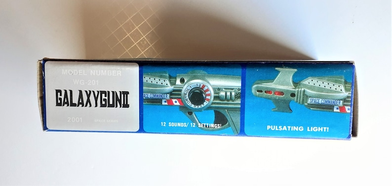 Super Cool Vintage Ray Gun Toy. Lights and Sounds. 1980's New Old Stock ...