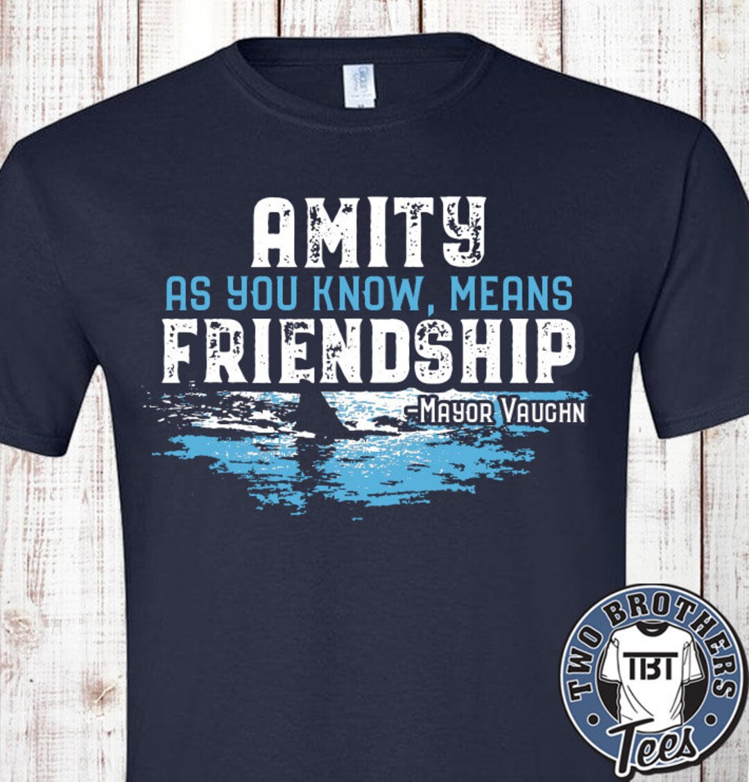Amity Means Friendship Tees - Etsy
