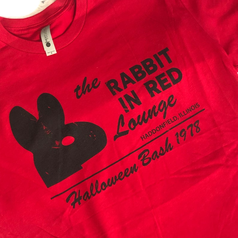 Halloween the Rabbit in Red Lounge Tees - Etsy