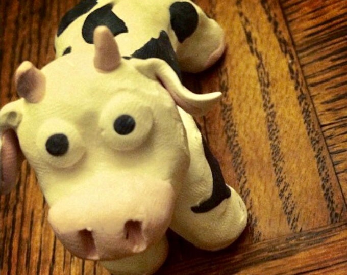 Clay Cow - Etsy