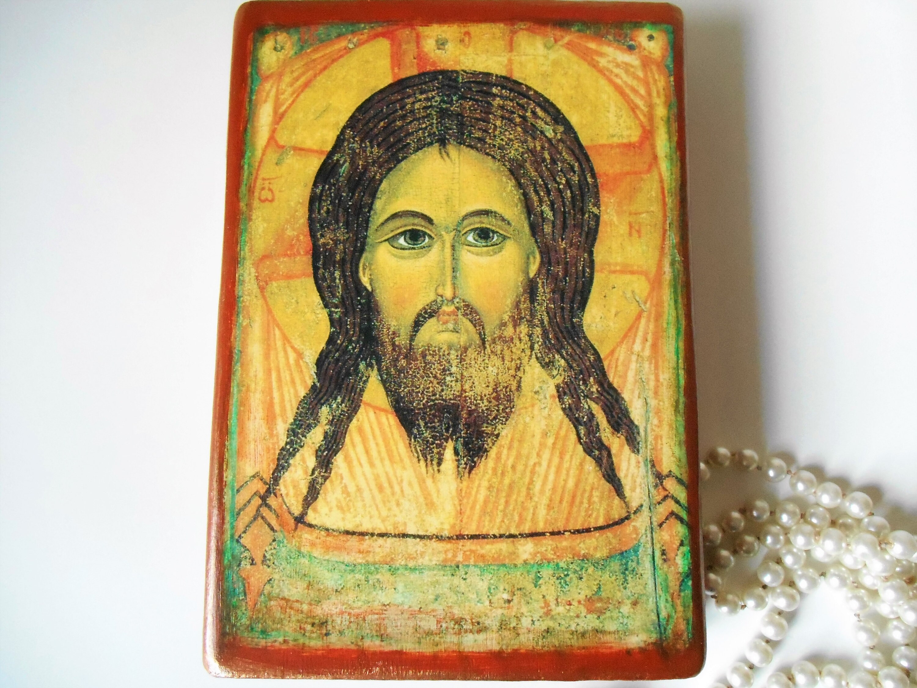 Jesus Christs Large Orthodox Catholic Byzantine Icon Wooden - Etsy