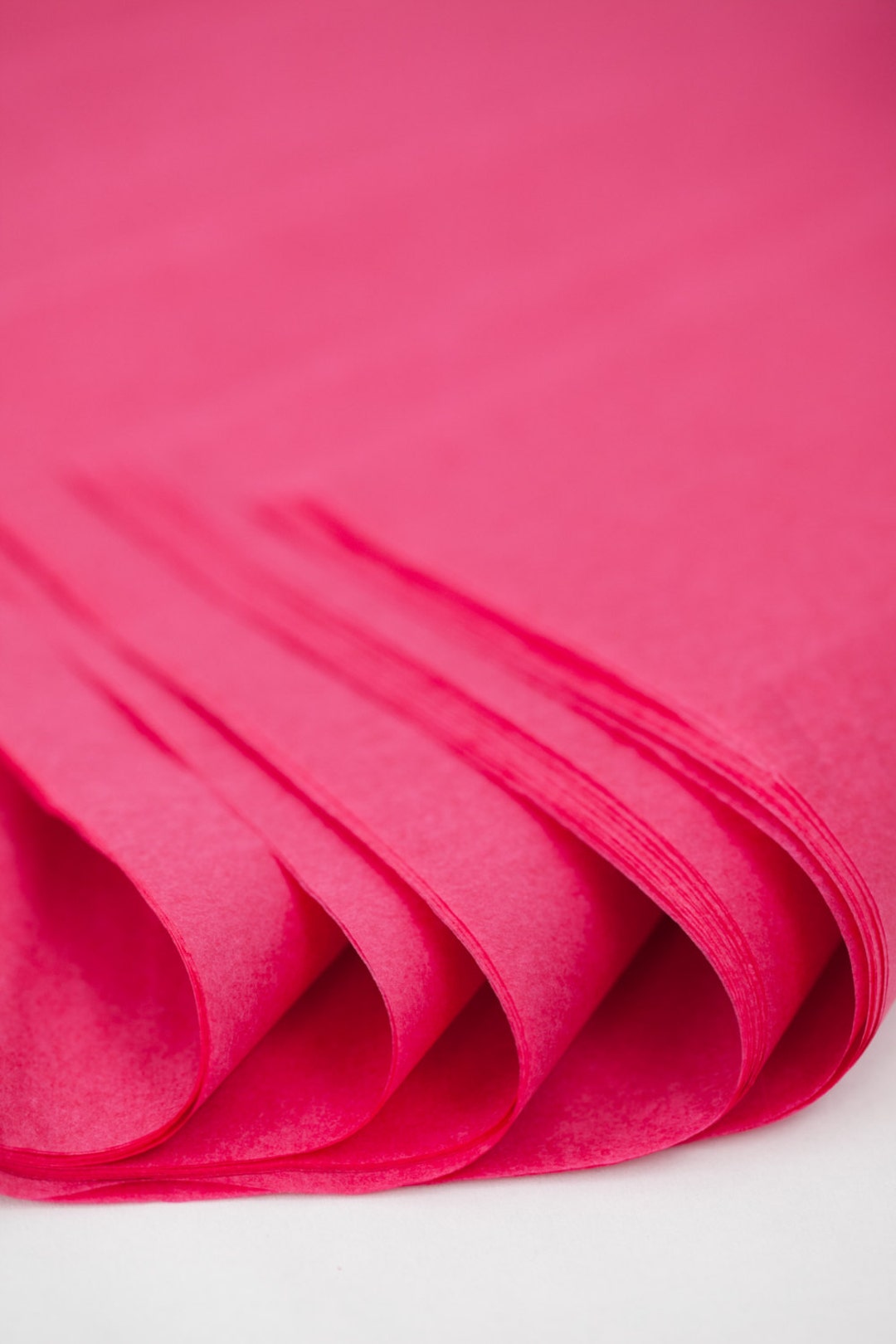 Deep Pink Tissue Paper Sheets Bulk Raspberry Tissue Paper Sheets Bright ...