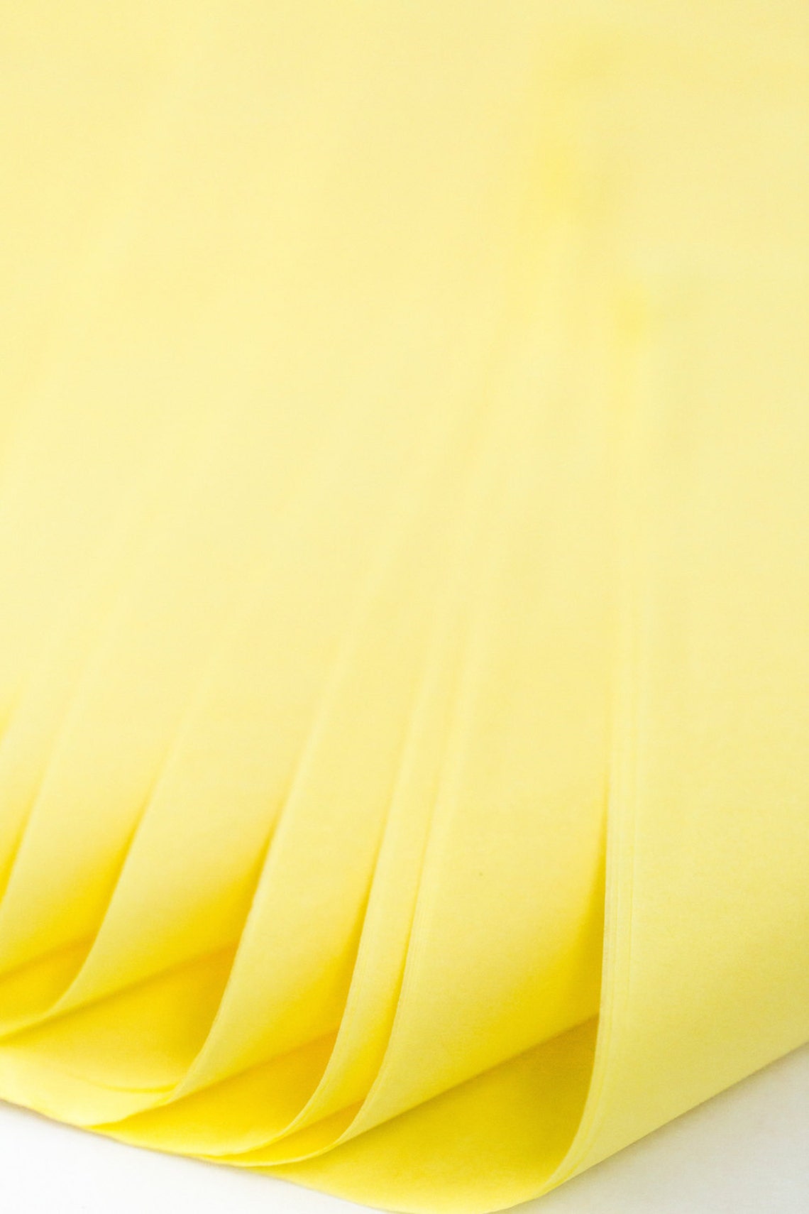 Light Yellow Tissue Paper Yellow Tissue Paper 24 Sheets - Etsy