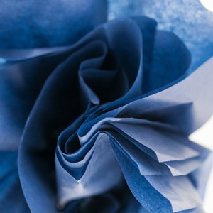 Navy Blue Tissue Paper 24 Sheets Bulk - Etsy