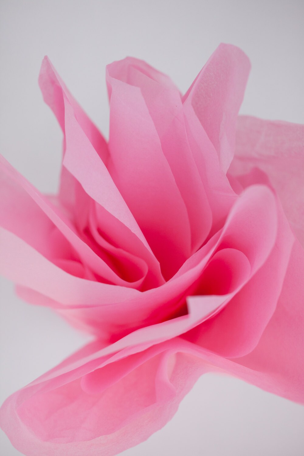 Medium Pink Tissue Paper 24 Sheets Bulk Pink Tissue Paper | Etsy