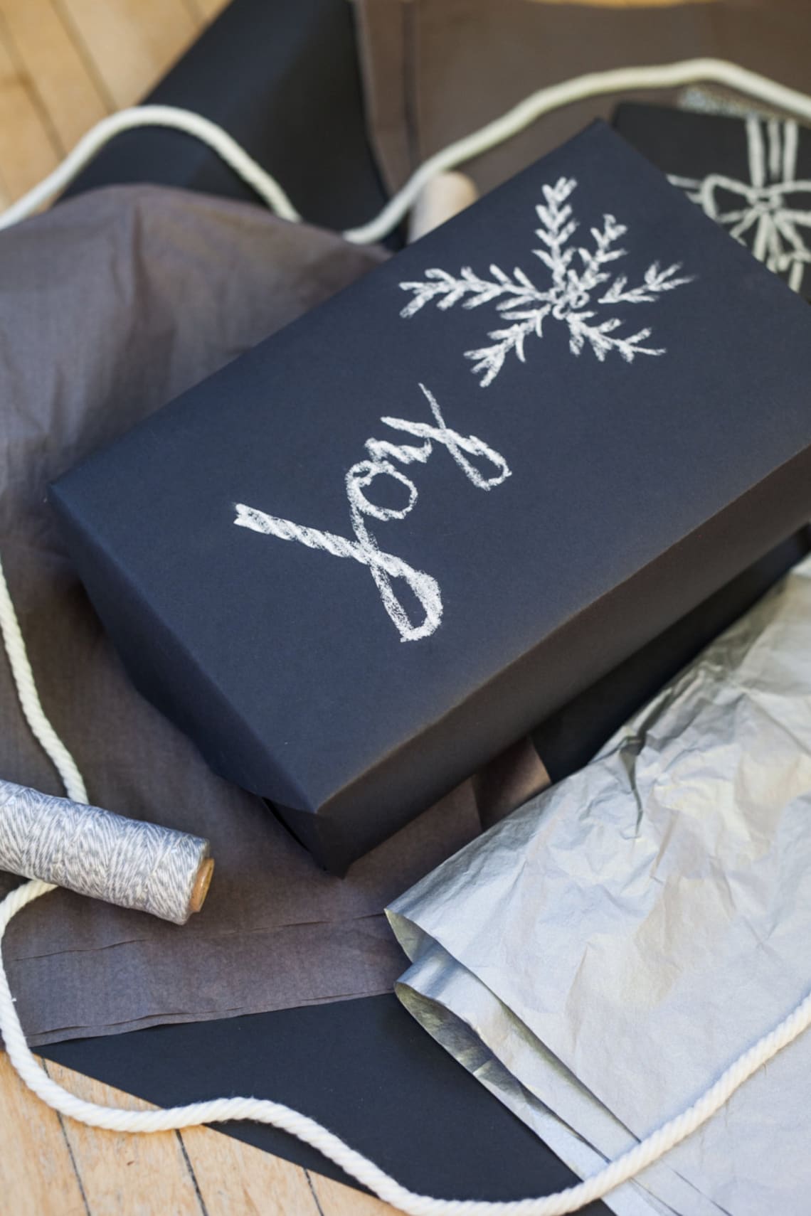 Matte Black Wrapping Paper Roll 30 Feet Chalkboard Gift Wrap - Etsy