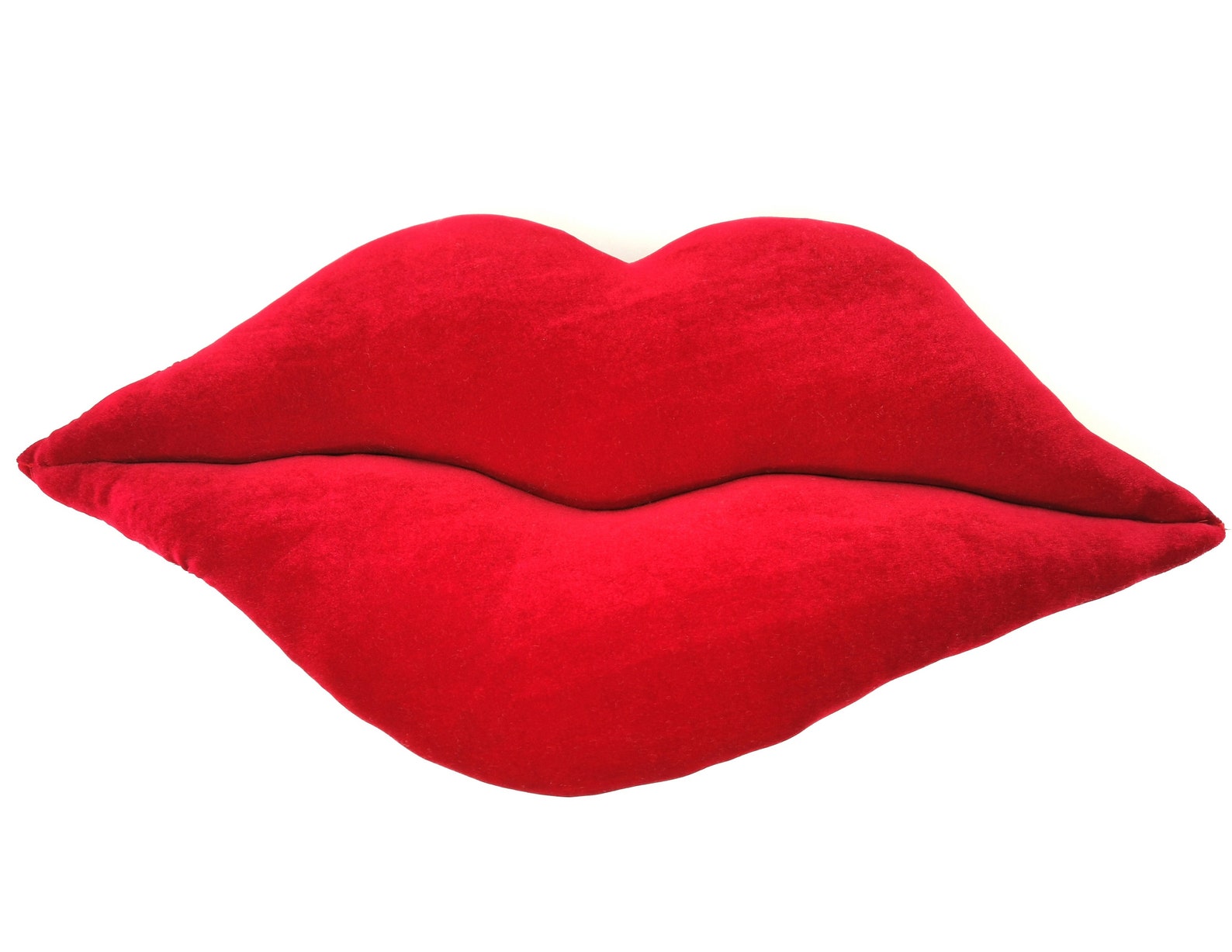 Shaped Handmade Hot Lips Pillow / Cushion. Home Decor. Red - Etsy
