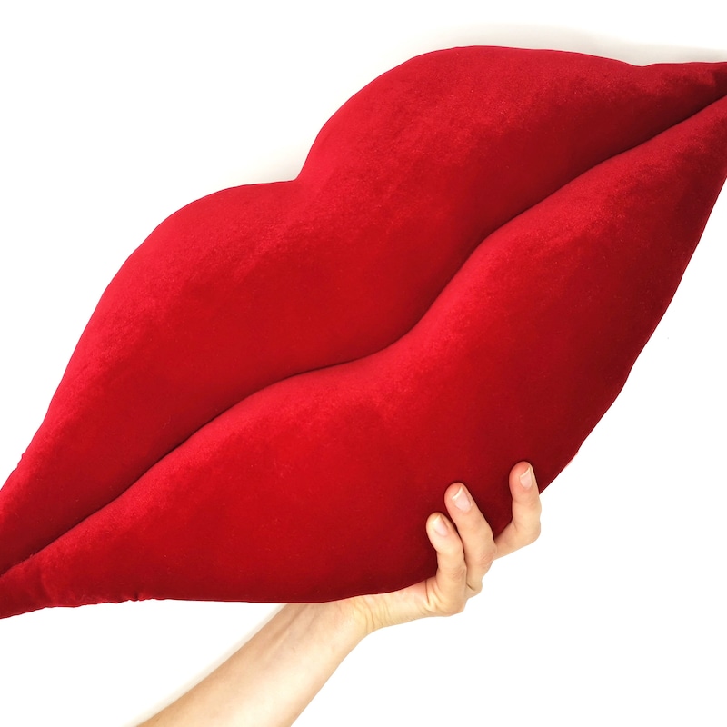 Lips Pillow - Etsy