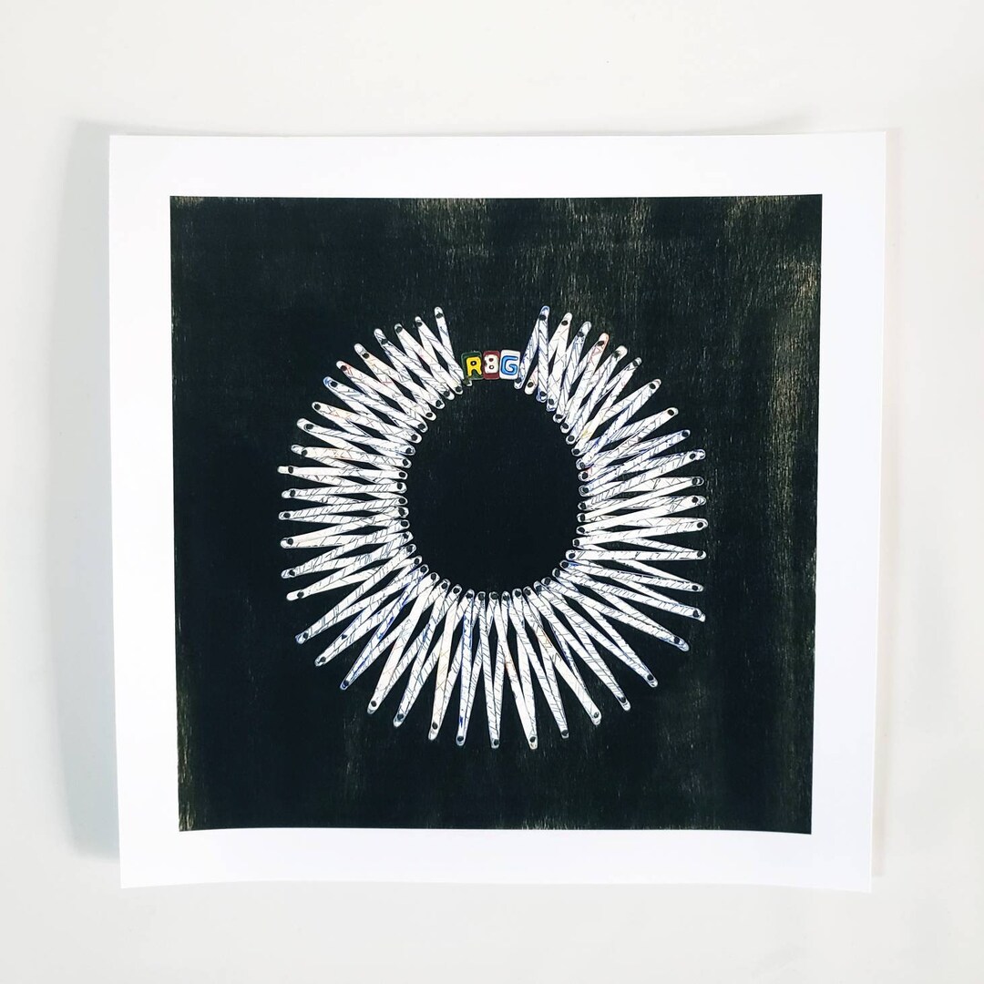 8" RBG Collar - the Favorite | Giclee Print - Etsy