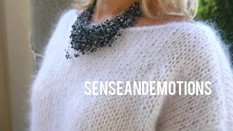 Fluffy White Mohair Sweater Loose Fit Sweater Hand Knit Etsy