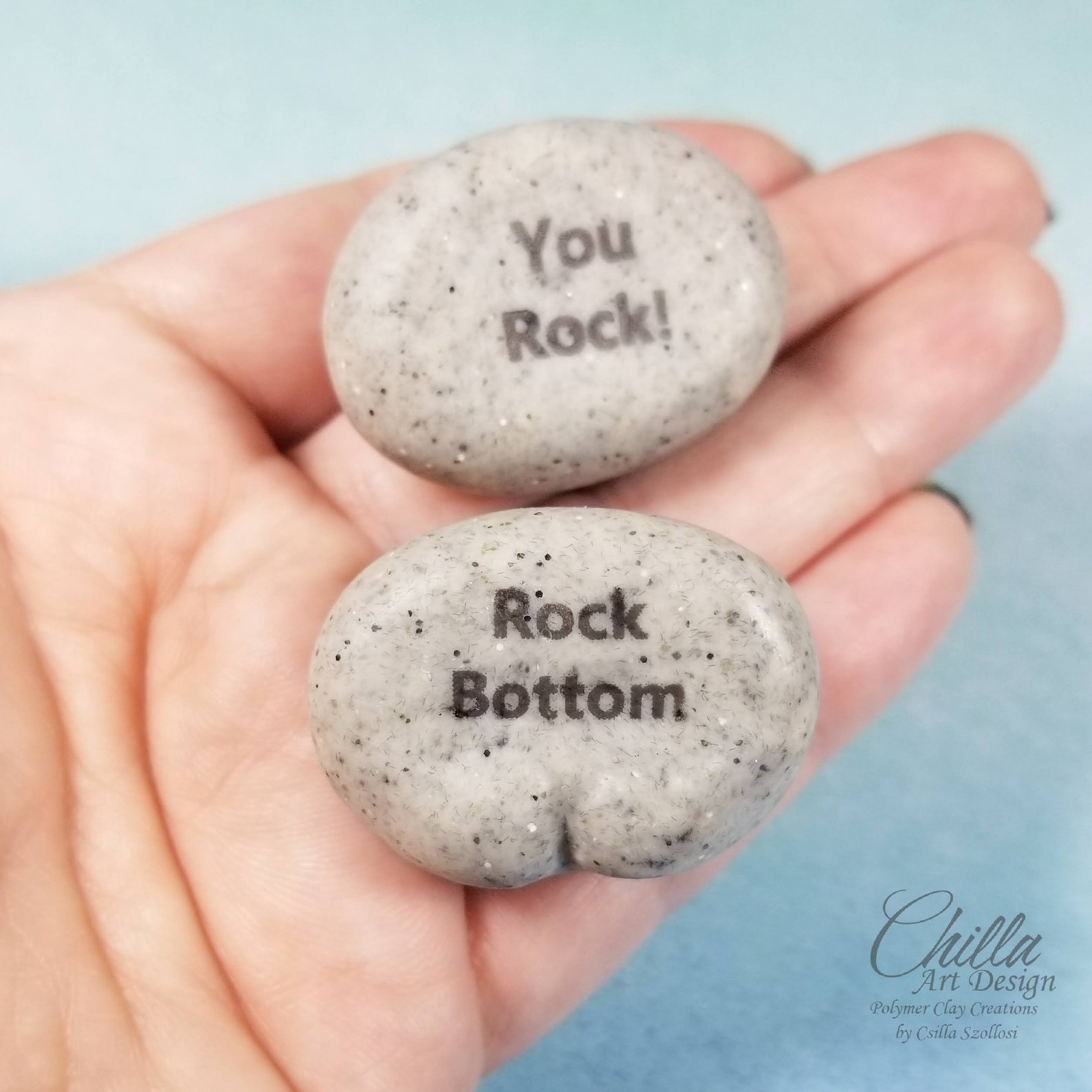 Personalizable Cute Rock - Lucky Stone Pebble Geology Rock Climbing ...