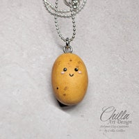Potato Necklace SMALL Bronze Potato Charm Necklace Potato Jewelry ...